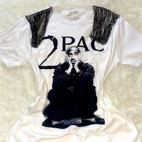 Tops | 2 Pac Custom Shirt | Poshmark